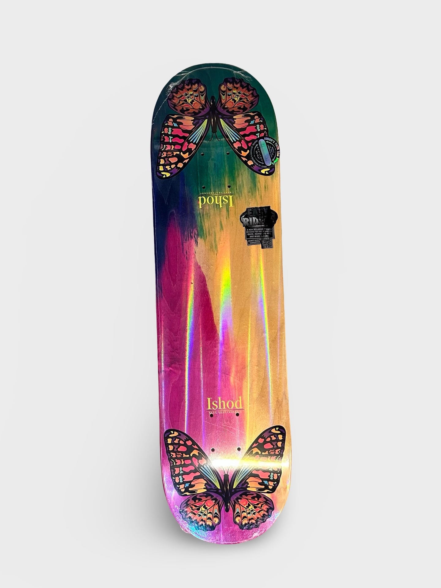 Real 8.3" Ishod Rainbow Monarch TT Easy Riders Deck – Krudco. Skateshop