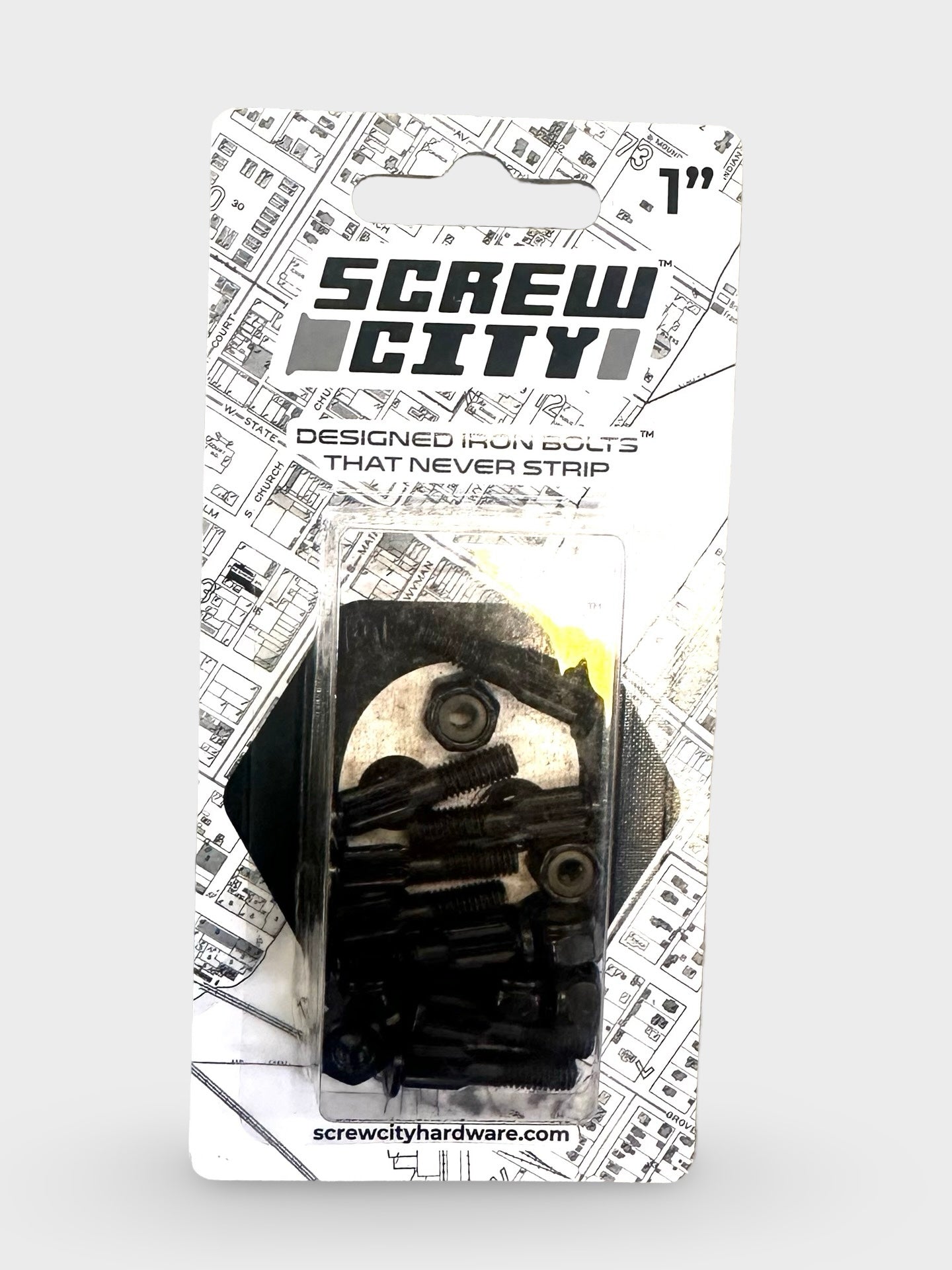 Screw City 1" Hardware – Krudco. Skateshop
