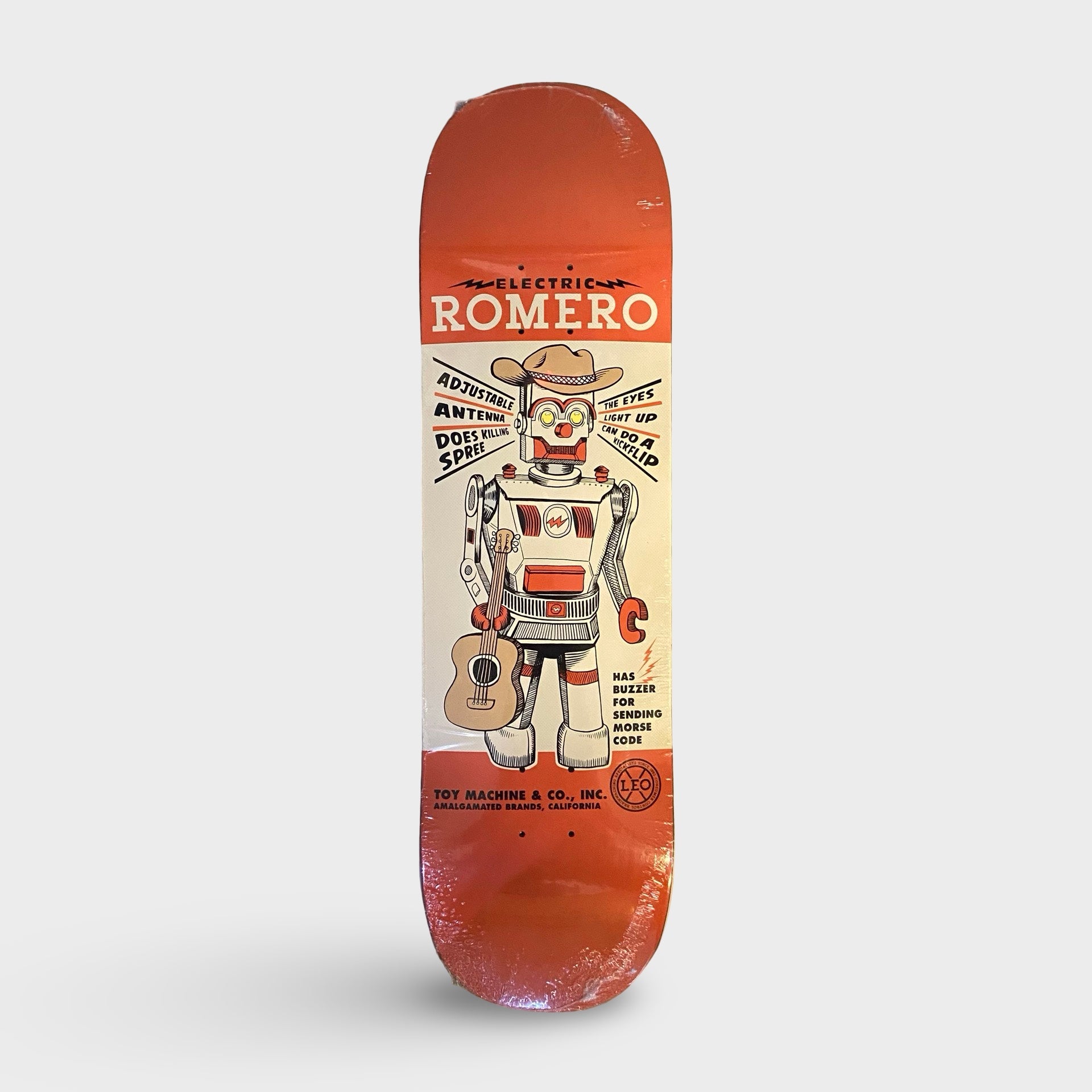 Toy Machine 8.5" Leo Romero Robot Deck – Krudco. Skateshop